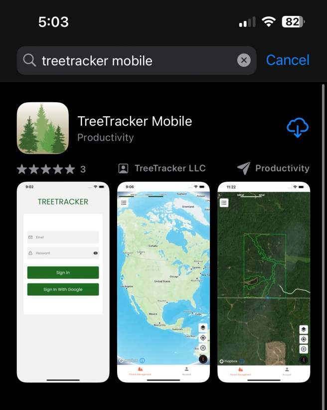 TreeTracker Web and Mobile App – The Forest Technology Blog